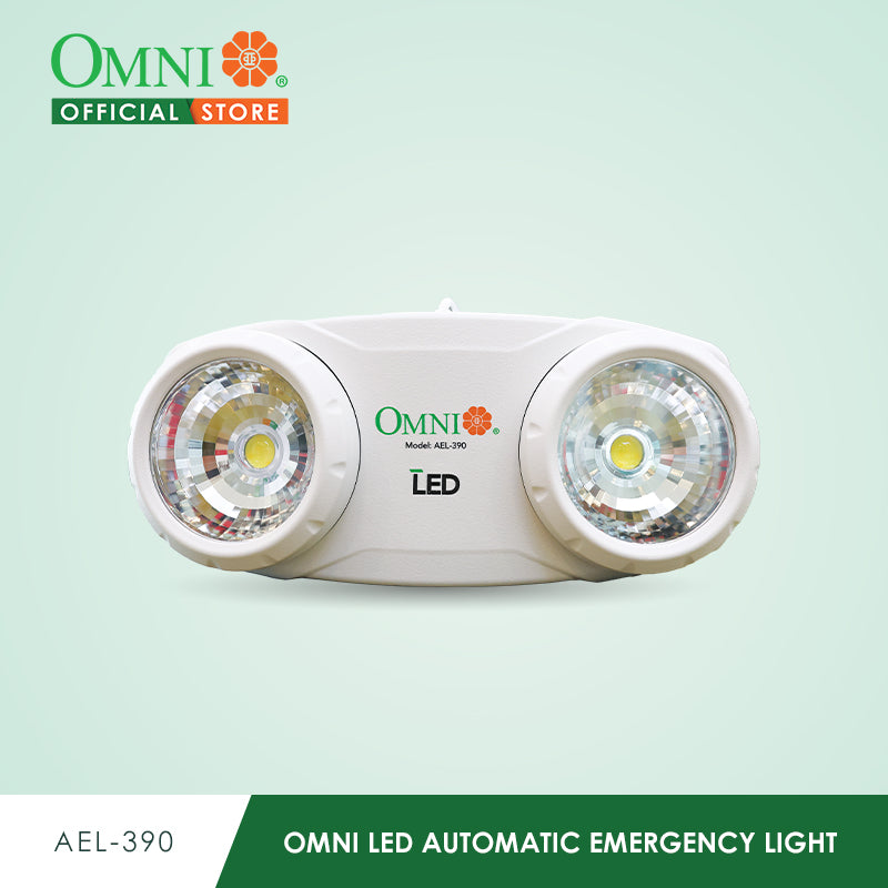 LED Swivel Head Automatic Emergency Light TRICOLOR - AEL-390 – Omni Philippines Online Store