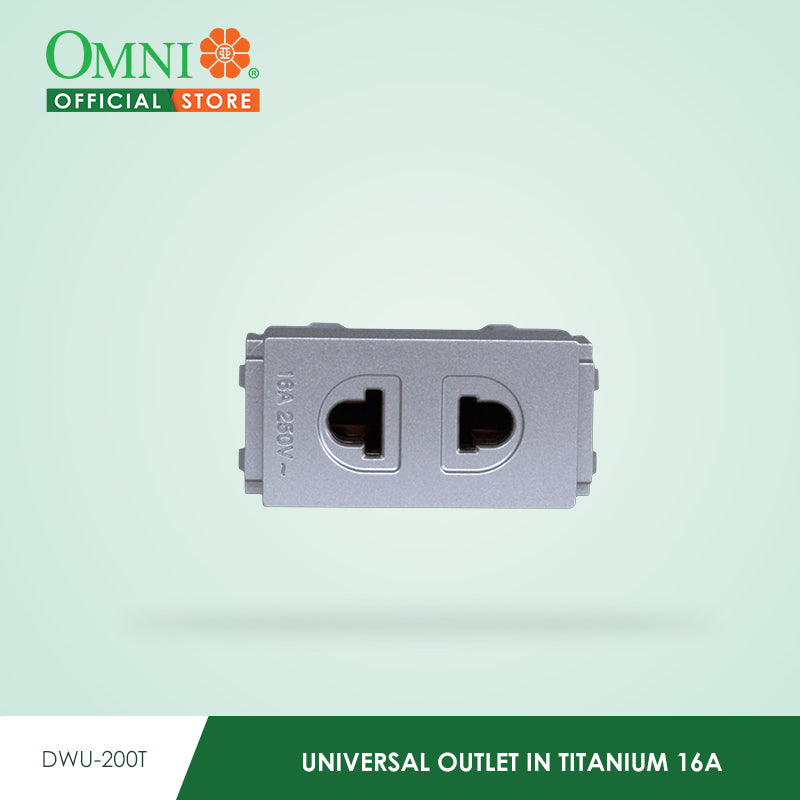 OMNI Universal Outlet in Titanium 16A - DWU-200T – Omni Philippines ...