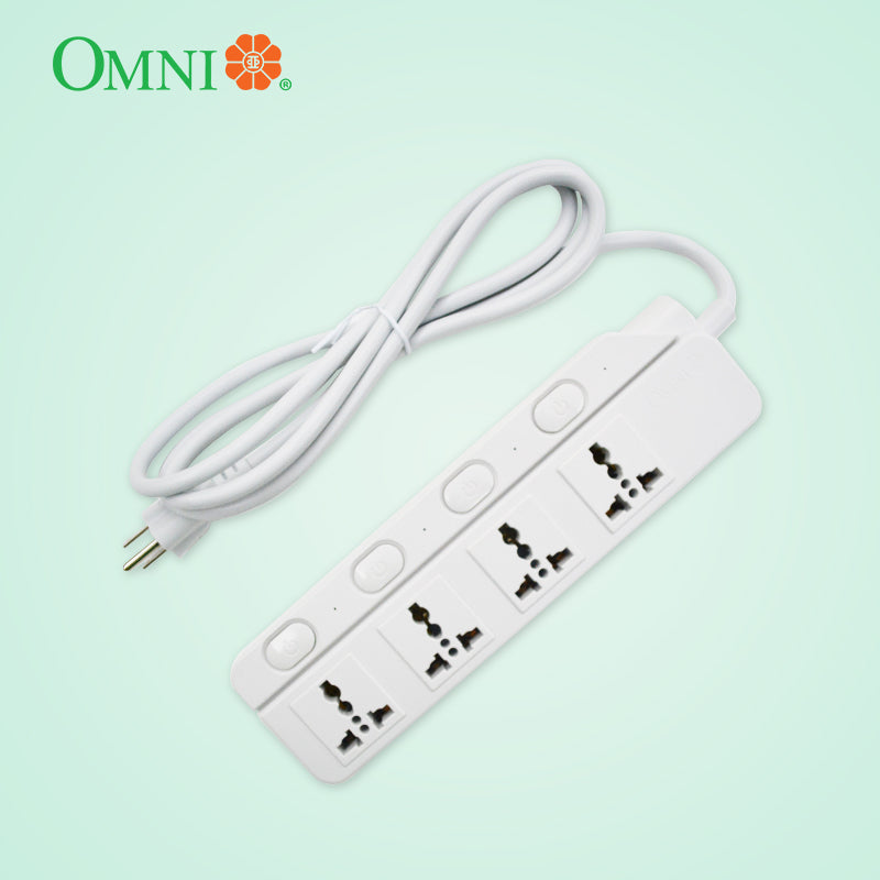 Extension Cord Set with Individual Switch 4-Gang 10A - WED-340-PK ...