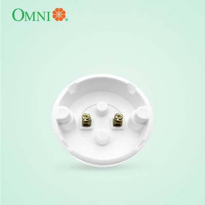 E27 Ceiling Receptacle 2 1/4" Diameter with Screw 4A 250V (White) - E2 ...