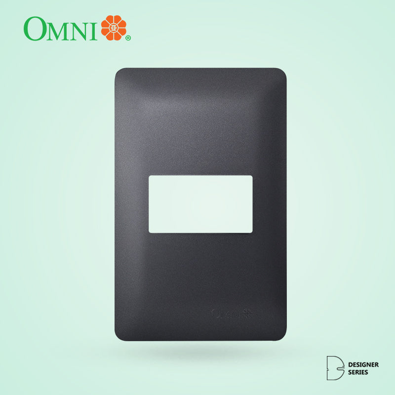 1-Gang Plate in Graphite Plate (Designer Series) - DWP-110G – Omni ...