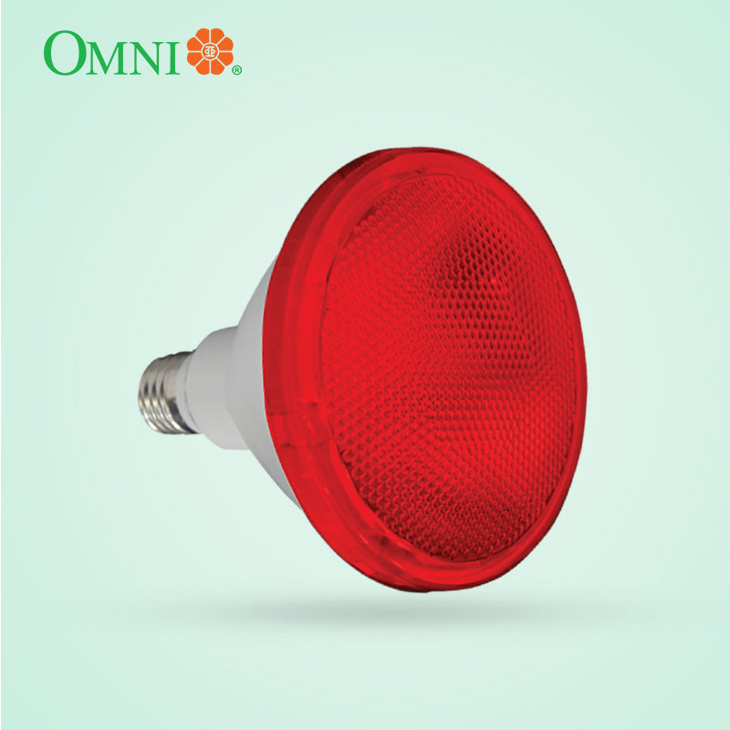 LED Par Lamp 15 Watts E27 Base (Red) - LPR38E27-15W/R – Omni ...