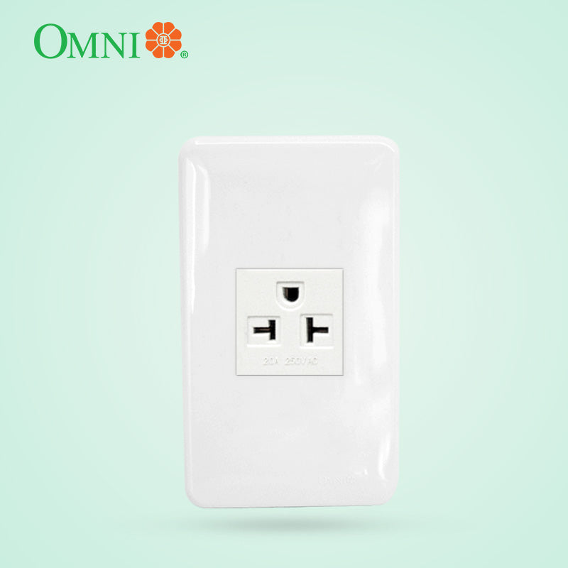 Aircon Tandem Outlet in Classic Plate 20A 250V - P-WEA-401 – Omni ...
