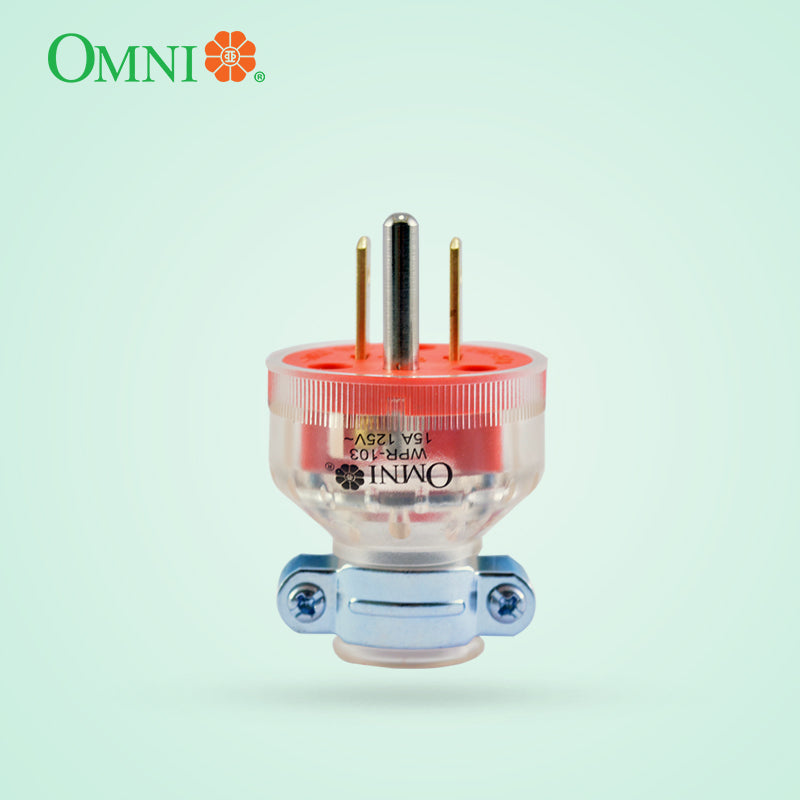 Parallel Ground Rubber Plug 15A Transparent - WPR-103 – Omni ...